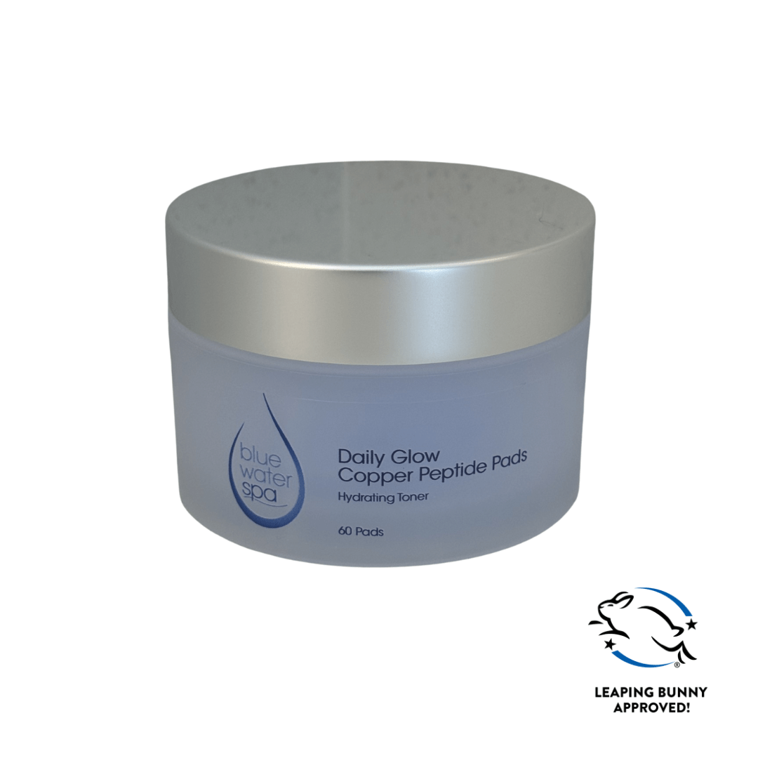 Dewy, Hydrated Skin Care | BWS Daily Glow Copper Pads – Blue Water Spa