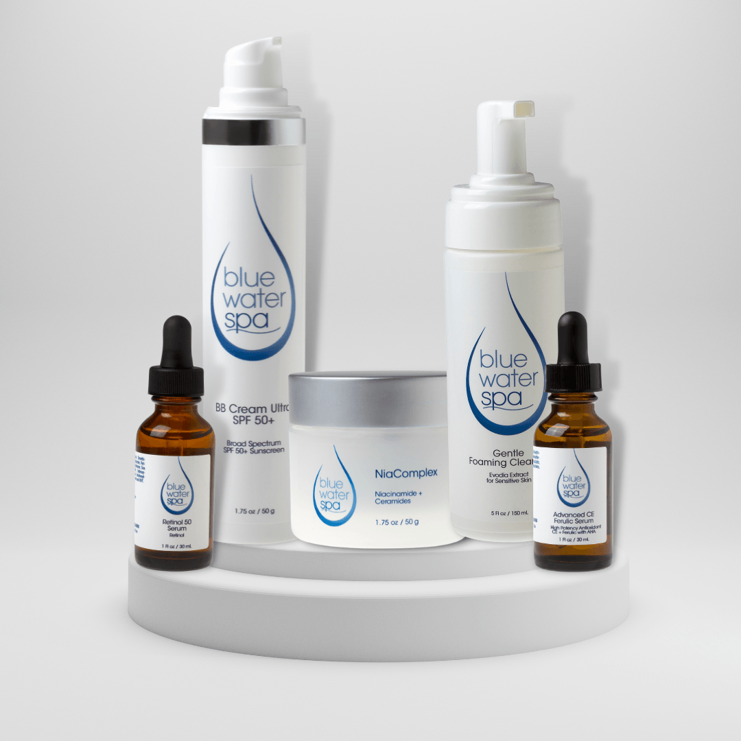 Anti-Aging Skincare Set | Blue Water Spa Skincare Routine Sets